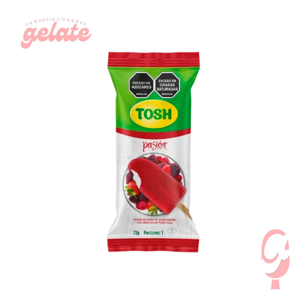Paleta TOSH Fruti Pasion - Comercializadora Gelate
